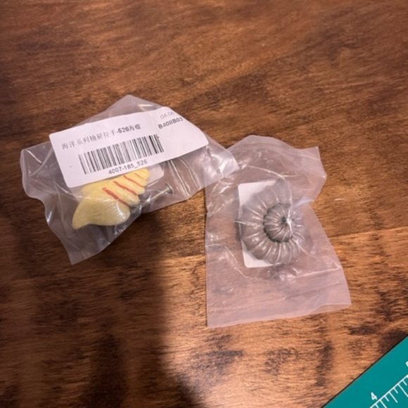 Accents | Two Piece Shell Drawer Pulls Knobs Bin Y | Poshmark